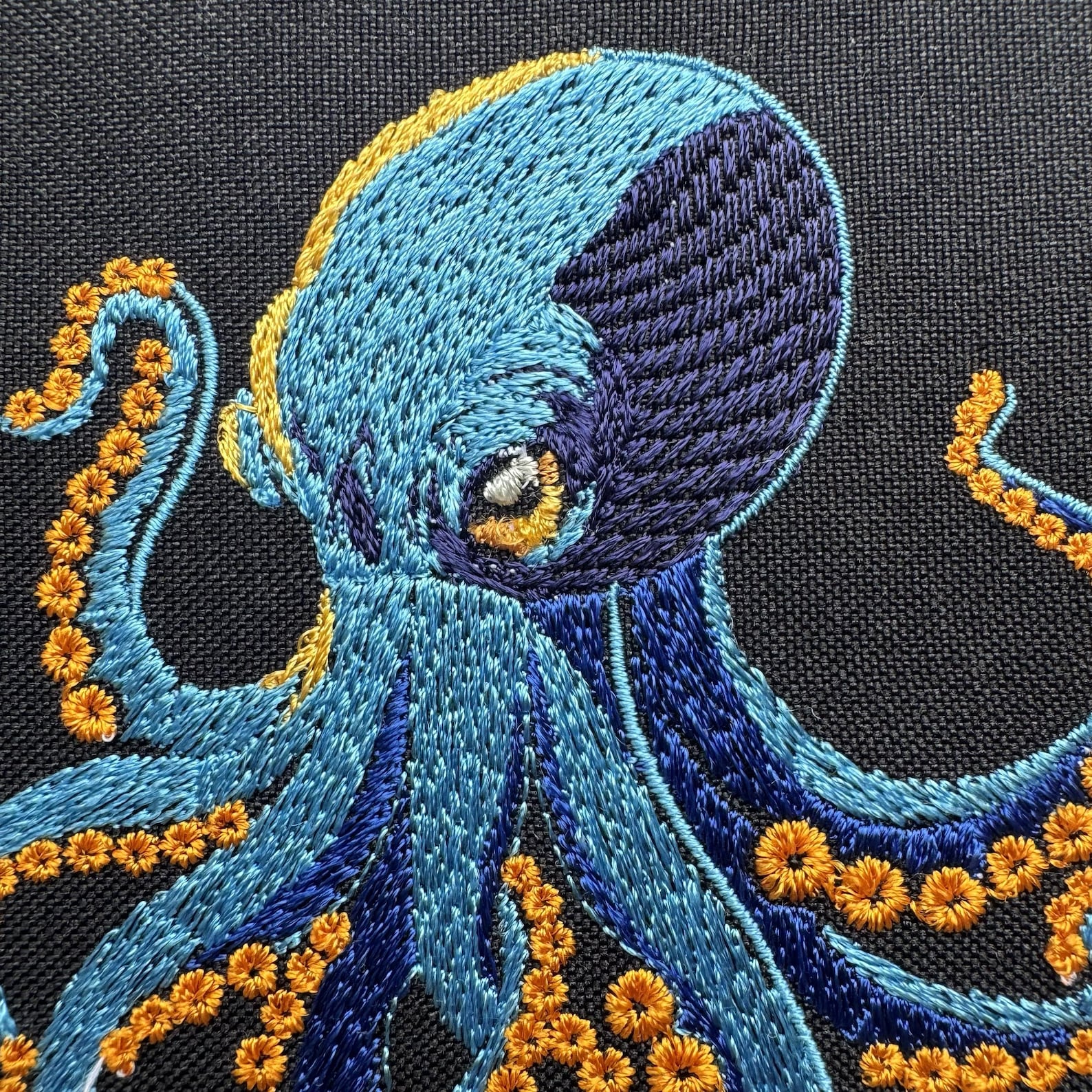 Bright Octopus Embroidery Design – Nautical Ocean Animal Tentacle ...