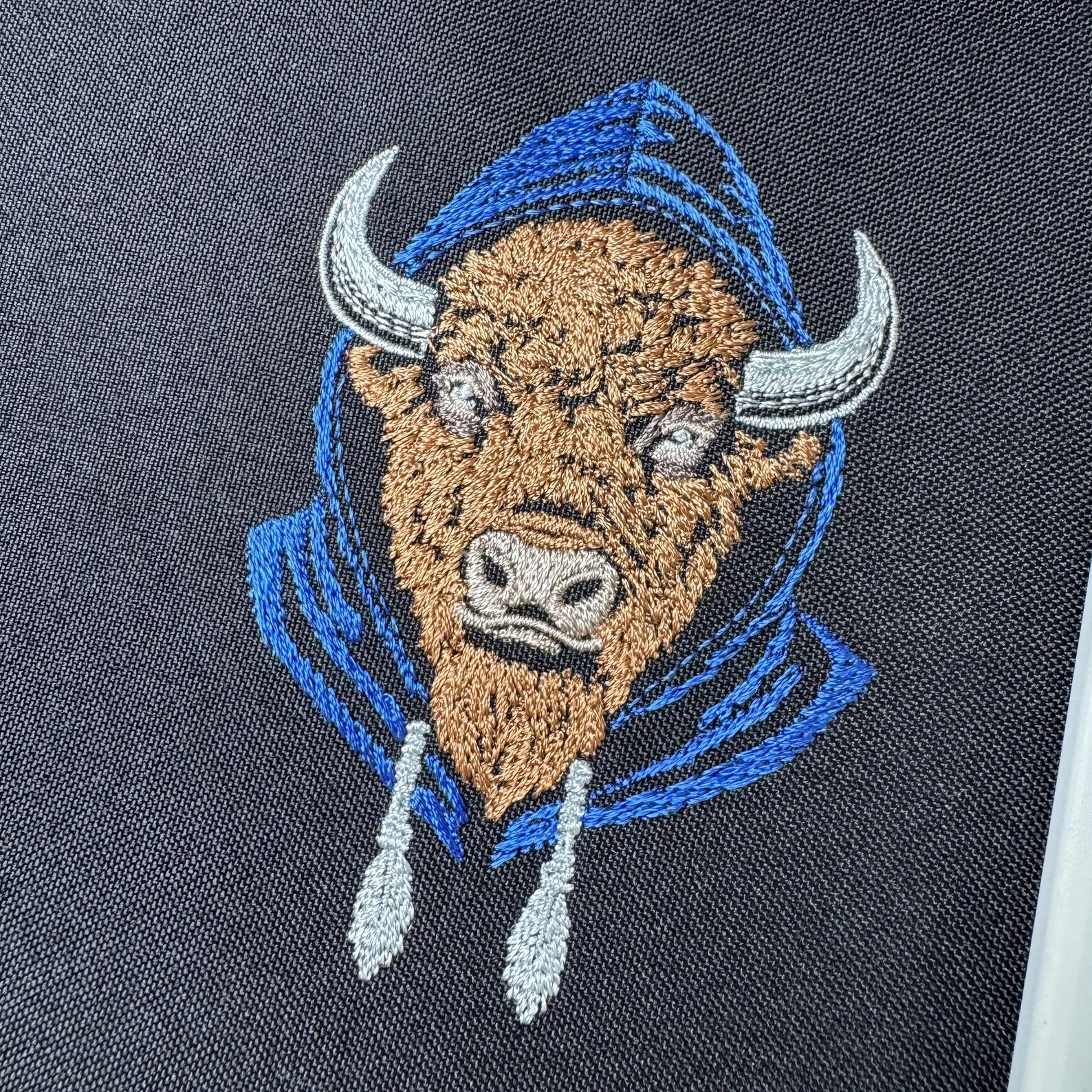 Buffalo Embroidery – Bold and Unique Boson Embroidery Pattern for ...