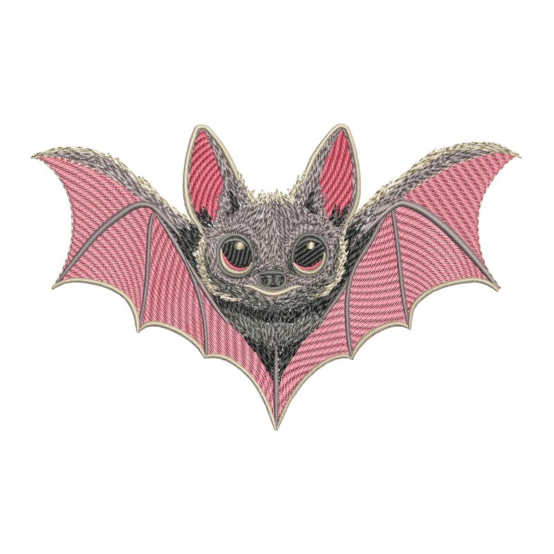 Bat Embroidery - Etsy
