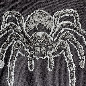 Realistic Tarantula Spider Embroidery Design - Creepy Halloween ...