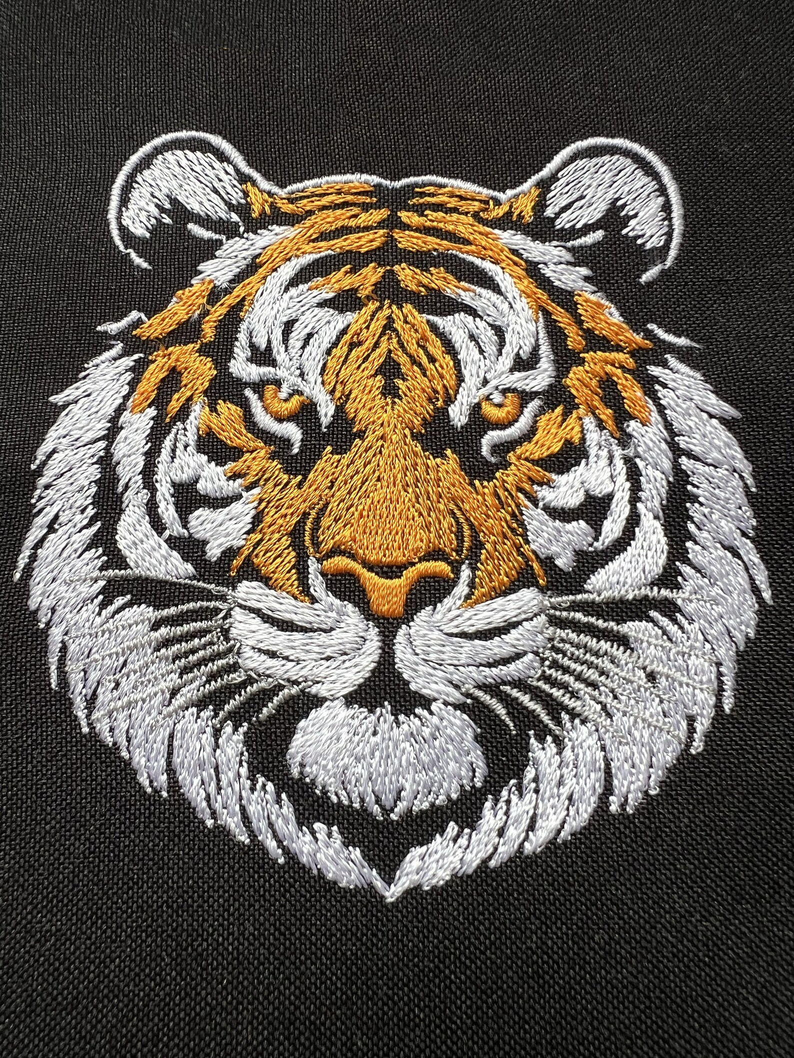 Majestic Bengal Tiger Embroidery Design - Regal Feline Gaze PES File ...