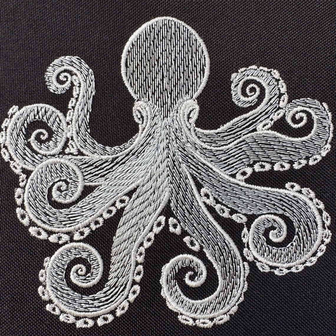 Octopus Embroidery Design – Ocean-inspired Motif, Marine Wildlife File ...