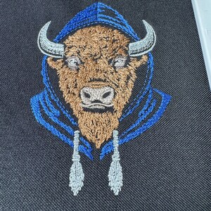 Buffalo Embroidery – Bold and Unique Boson Embroidery Pattern for ...