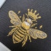 Queen Bee Embroidery Design Royal Luxurious Insect for Dark Textiles ...