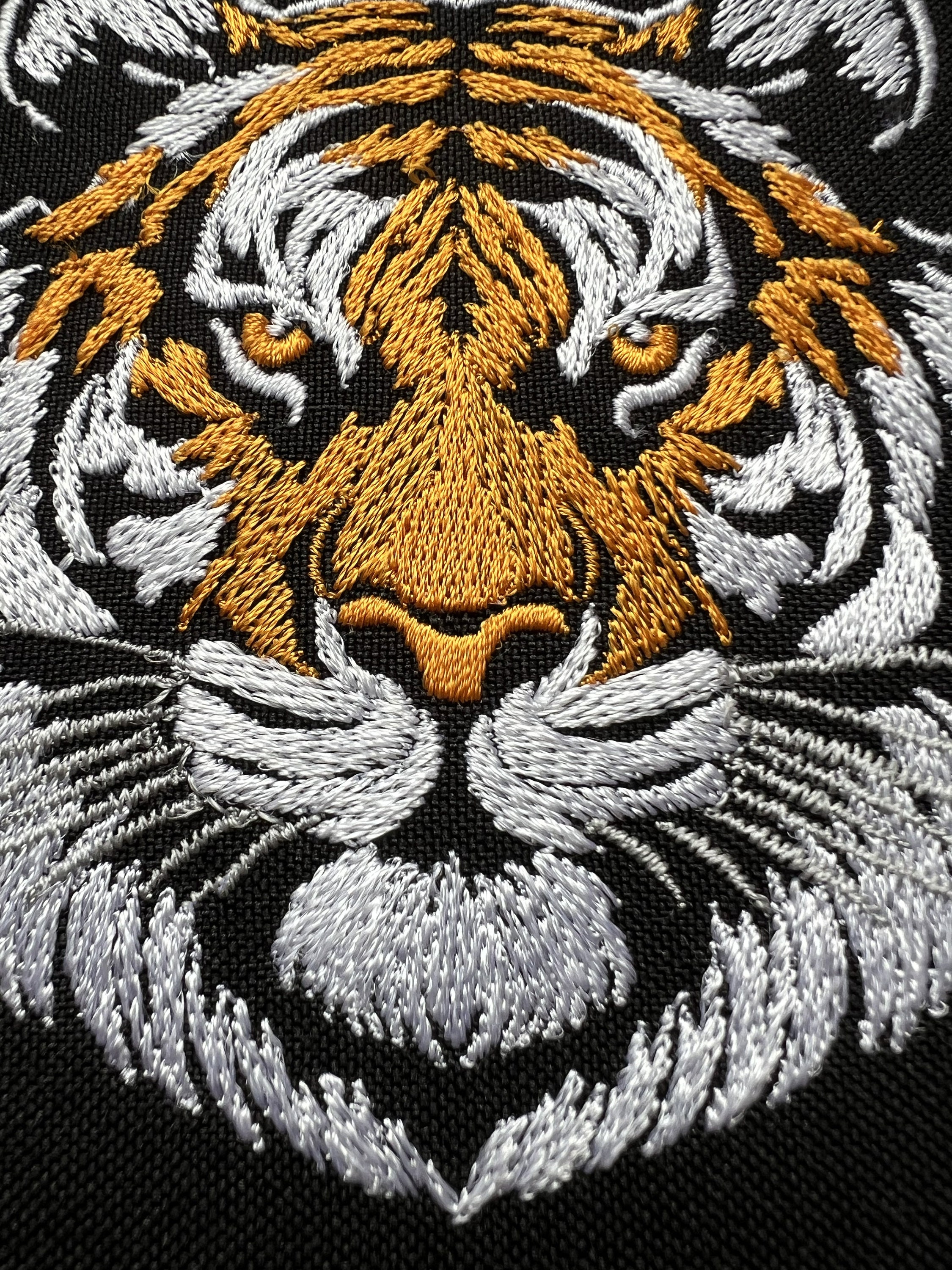 Majestic Bengal Tiger Embroidery Design - Regal Feline Gaze PES File ...