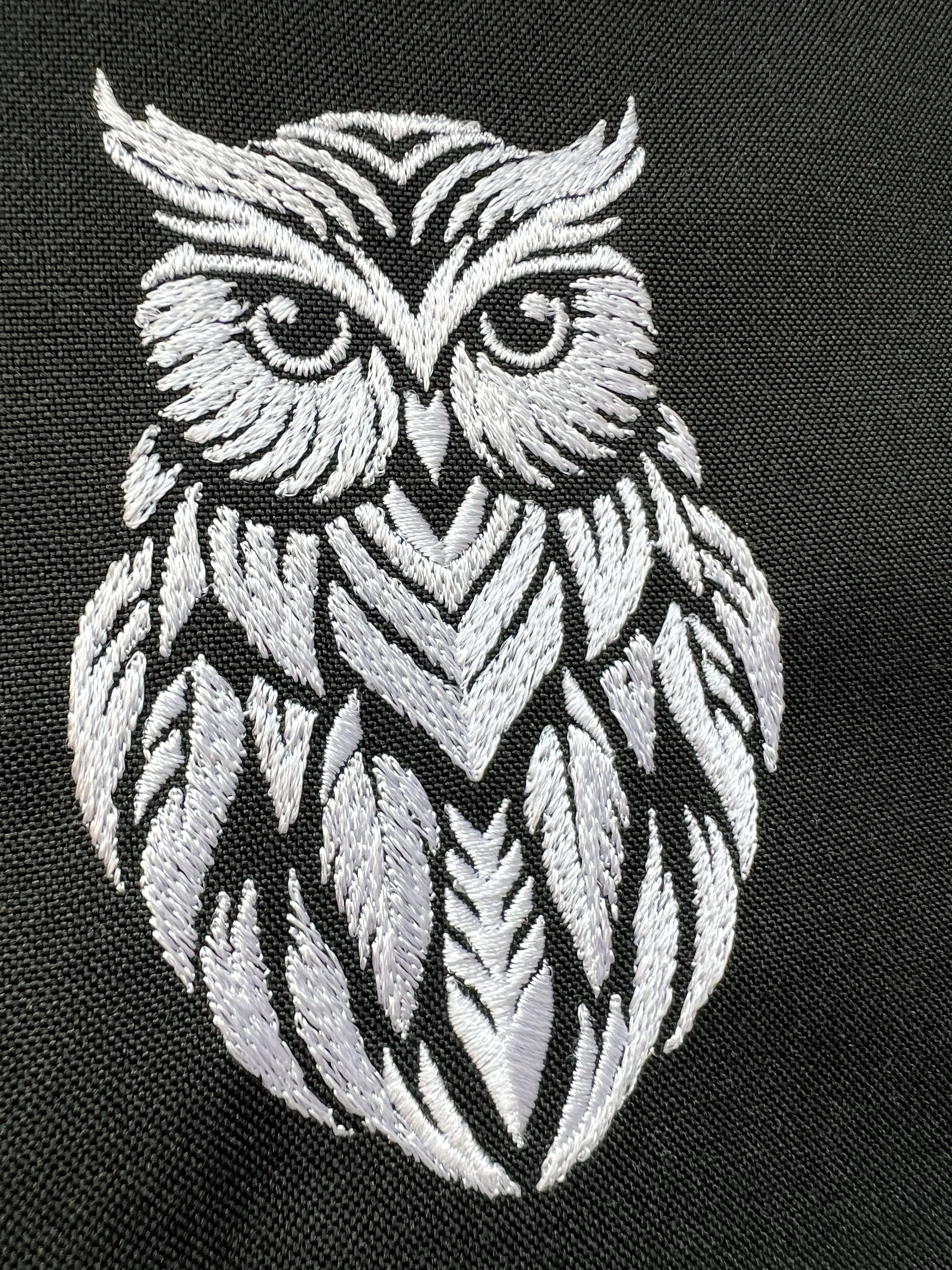 Elegant Owl Embroidery Design Mystic Fairy Forest Bird, Optimized for ...