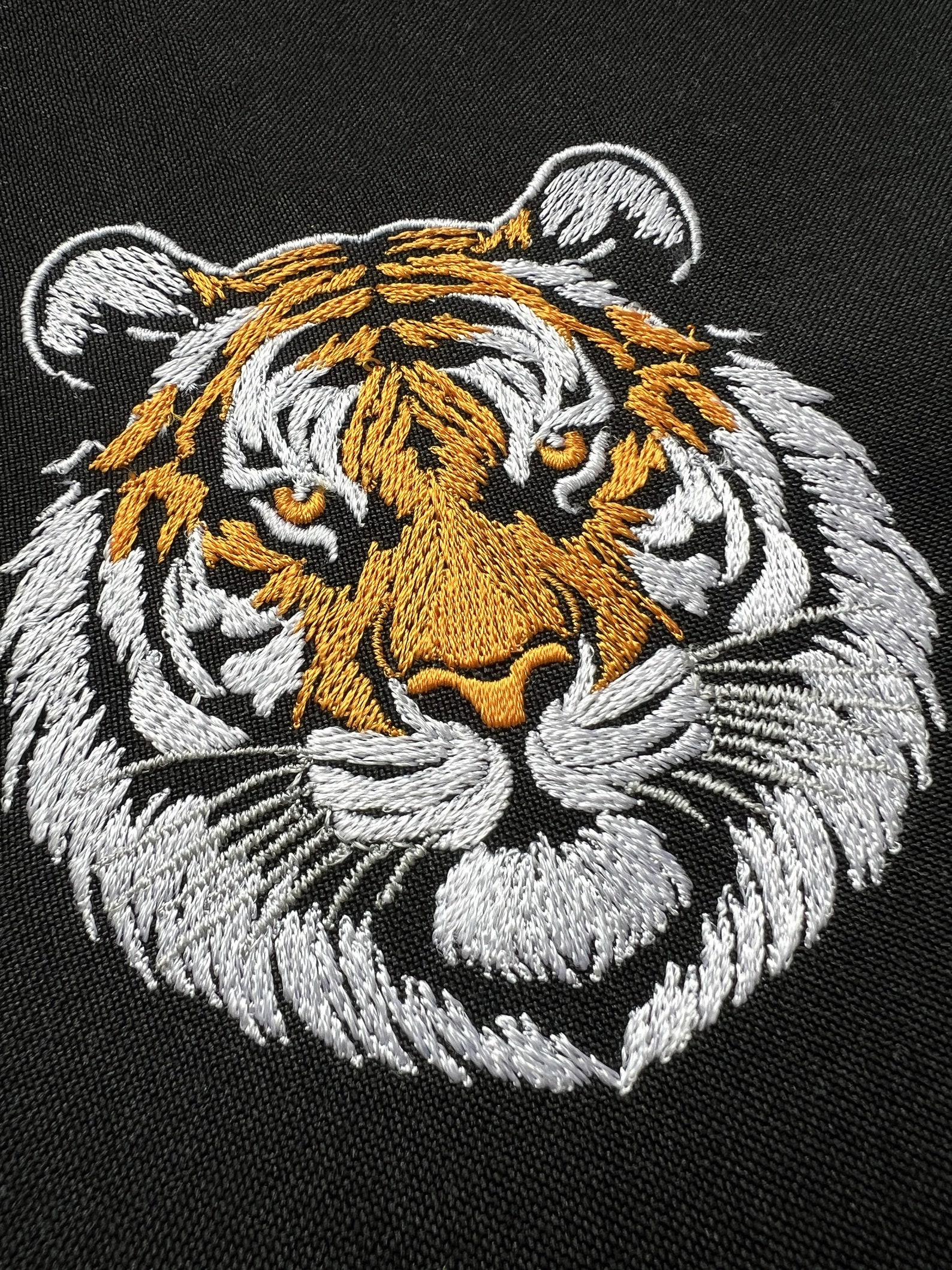 Majestic Bengal Tiger Embroidery Design - Regal Feline Gaze PES File ...