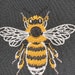Royal Bee Embroidery Designs Bundle - Golden Honeybee for Dark Textiles ...