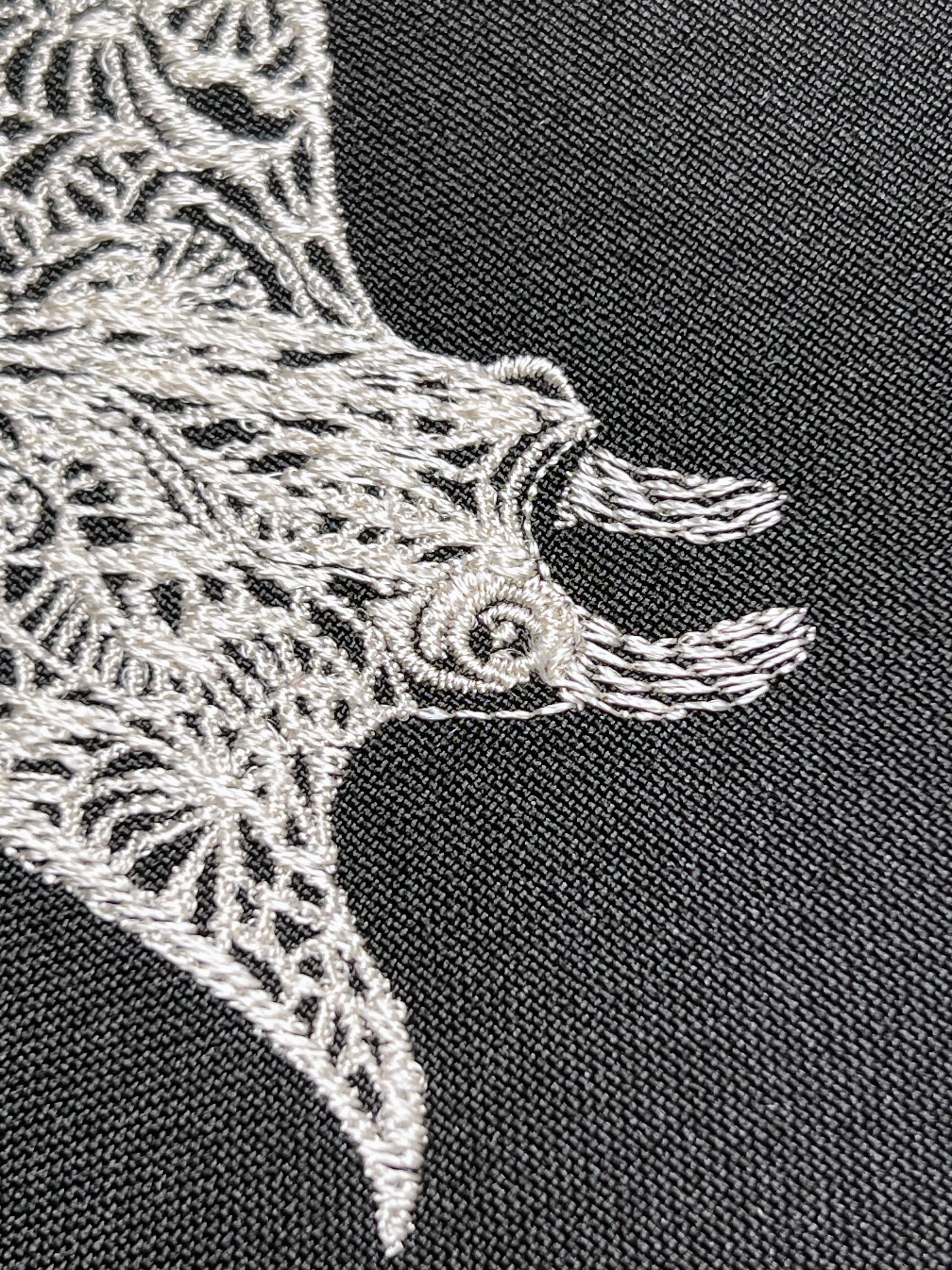 Majestic Manta Ray Embroidery Design - Oceanic Lace Stingray Pattern ...