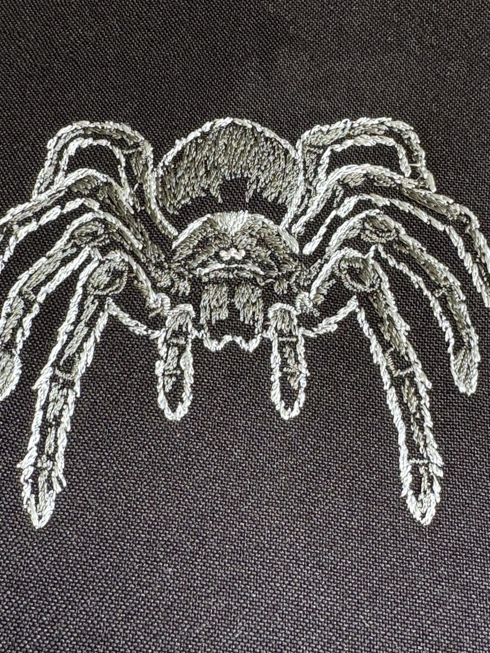Realistic Tarantula Spider Embroidery Design - Creepy Halloween ...