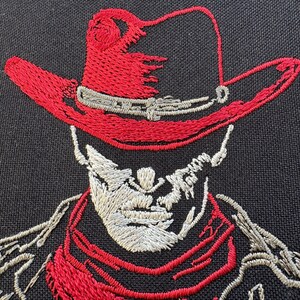 Western Cowboy Embroidery Design – Rustic Cowboy Hat and Bandana ...