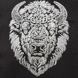 Majestic Bison Head Embroidery Design - Exquisite Machine Embroidery ...