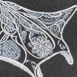 Oceanic Manta Ray Embroidery Design - Stingray Underwater Pattern for ...