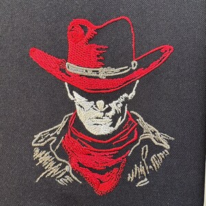 Western Cowboy Embroidery Design – Rustic Cowboy Hat and Bandana ...