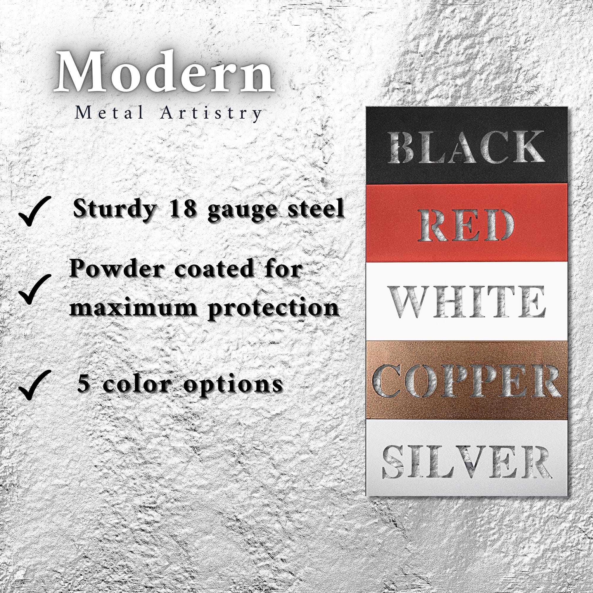 Cleveland Ohio Metal Art - Custom Steel Sign - Personalized Metal Wall ...