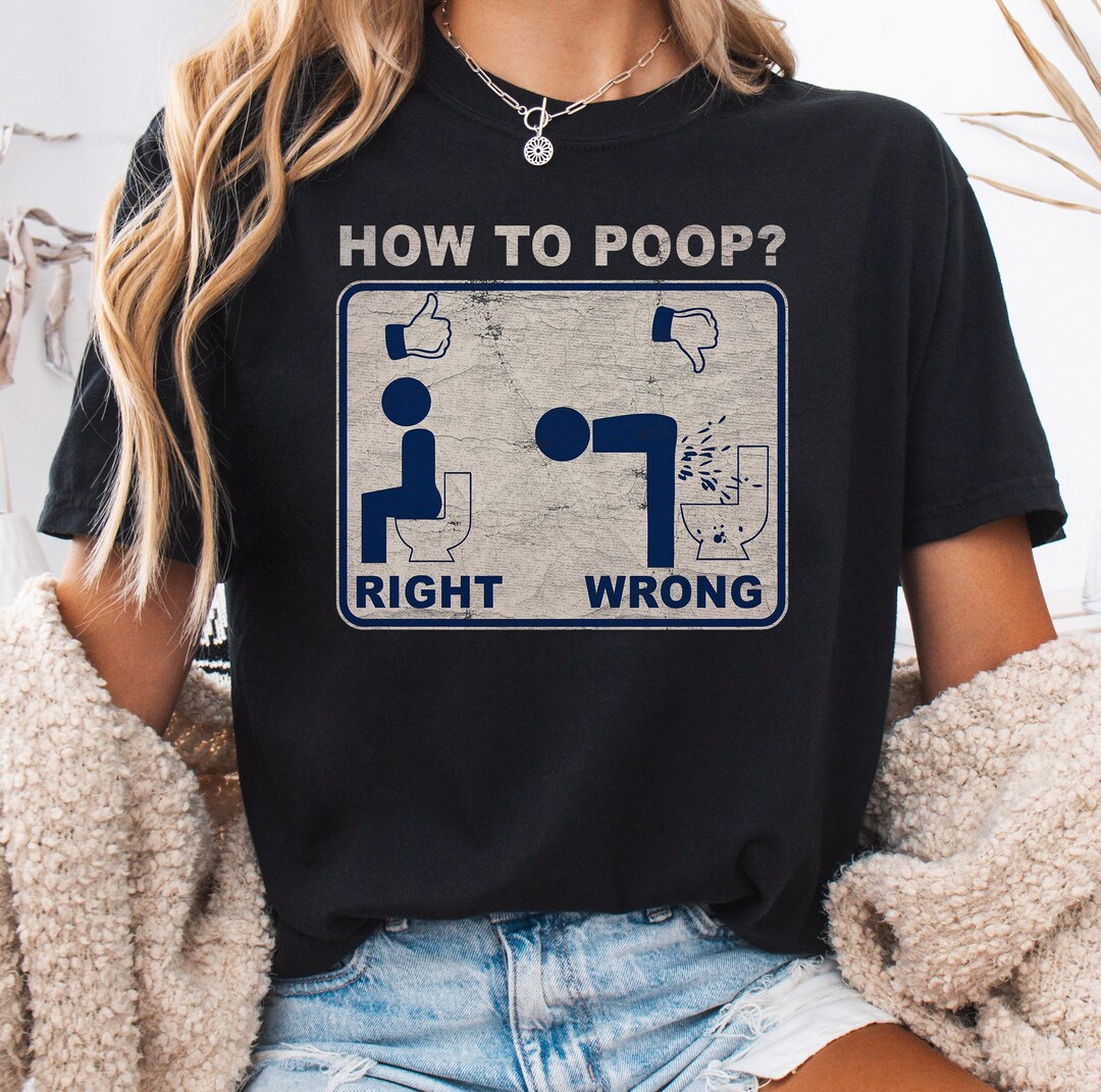 How to Poop Right Png, Funny Bathroom Png, Toilet Humor Png, Sarcastic ...