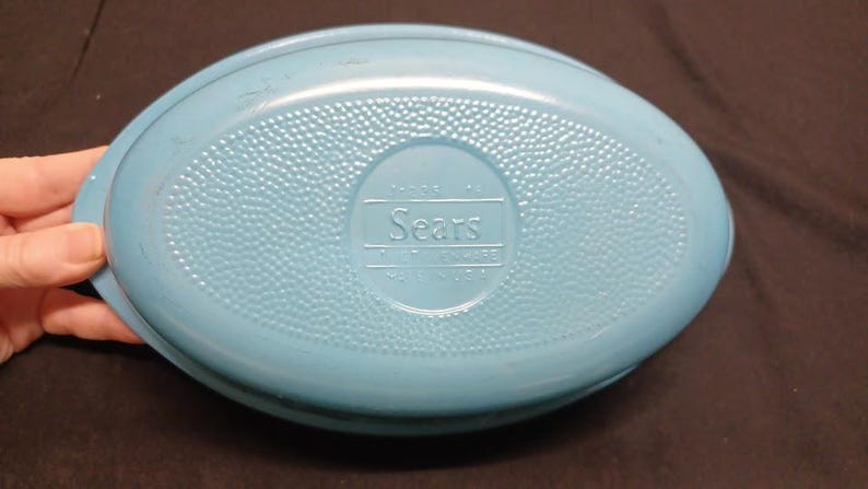 Vintage Sears Glasbake Ovenware 1 Quart Dish Kissing Don't Last but ...
