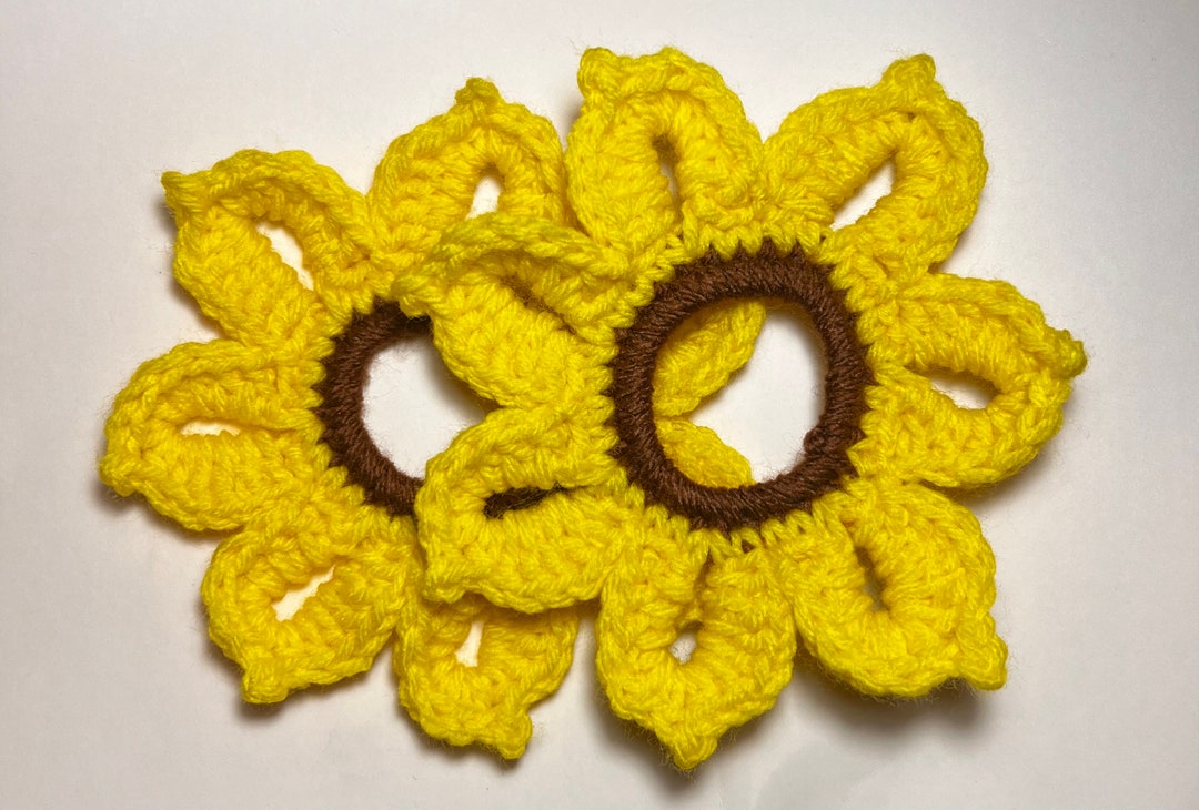 Sunflower Scrunchie Pattern - Etsy