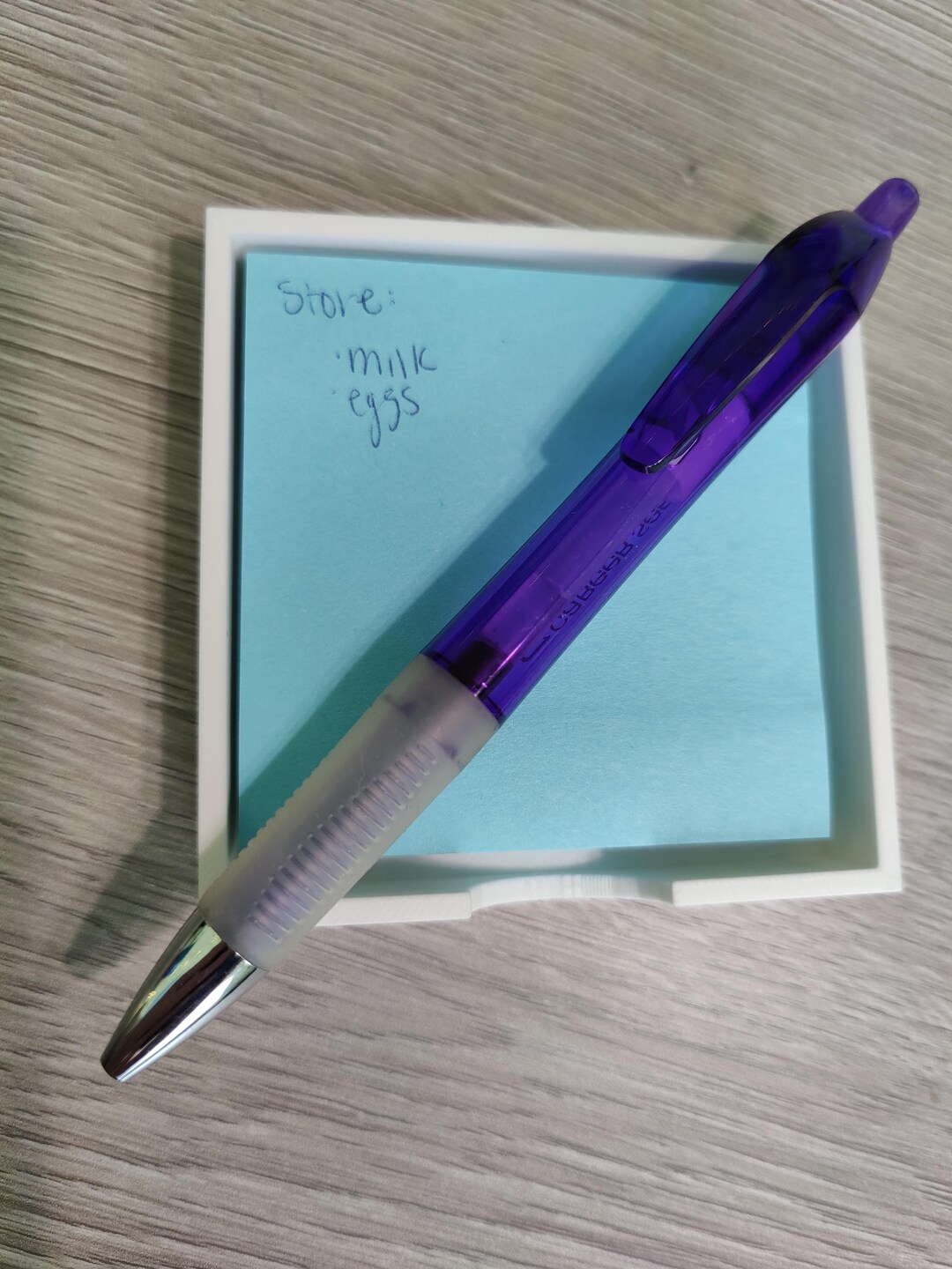 Sticky Note Holder Desk Organizer - Etsy