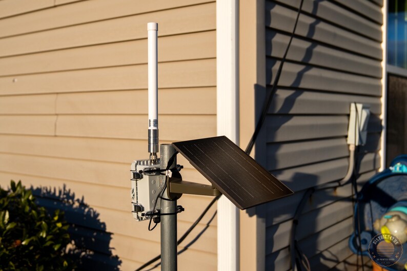 Outdoor Solar Meshtastic Off-grid Node With 18,000mah Built-in Battery ...