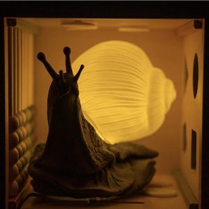 Bright Snail Lamp, 3d Snail Lamp, Desk Decoration, Office Decoration ...