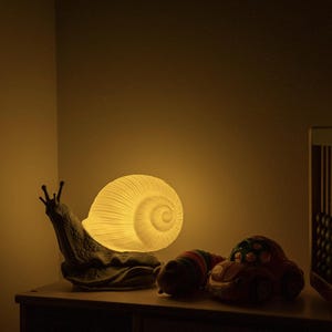 Bright Snail Lamp, 3d Snail Lamp, Desk Decoration, Office Decoration ...