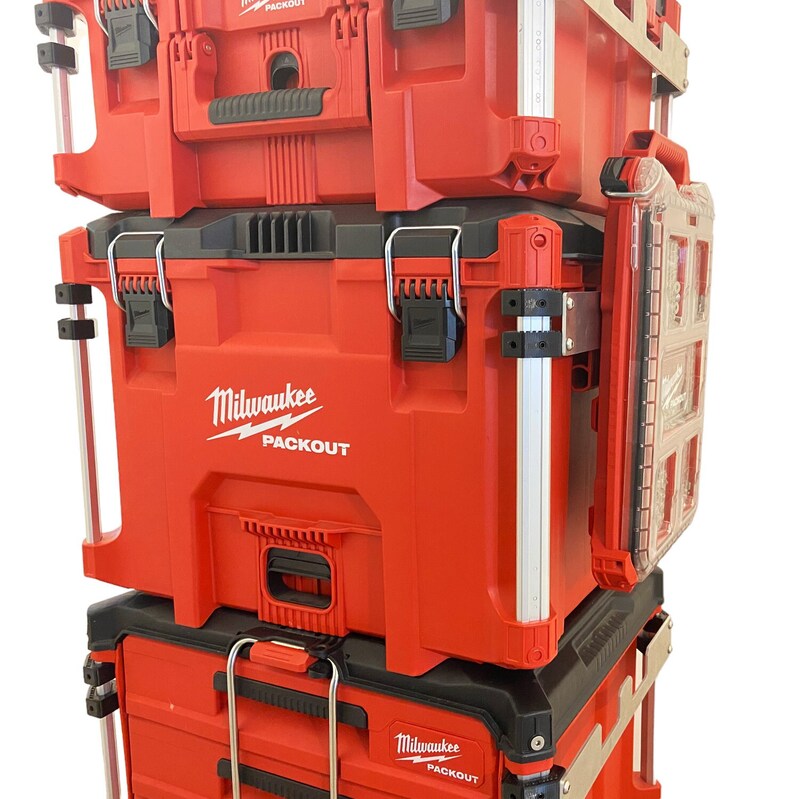 Milwaukee Packout, Compact, Half Stack Narrow With Rail Caps. - Etsy