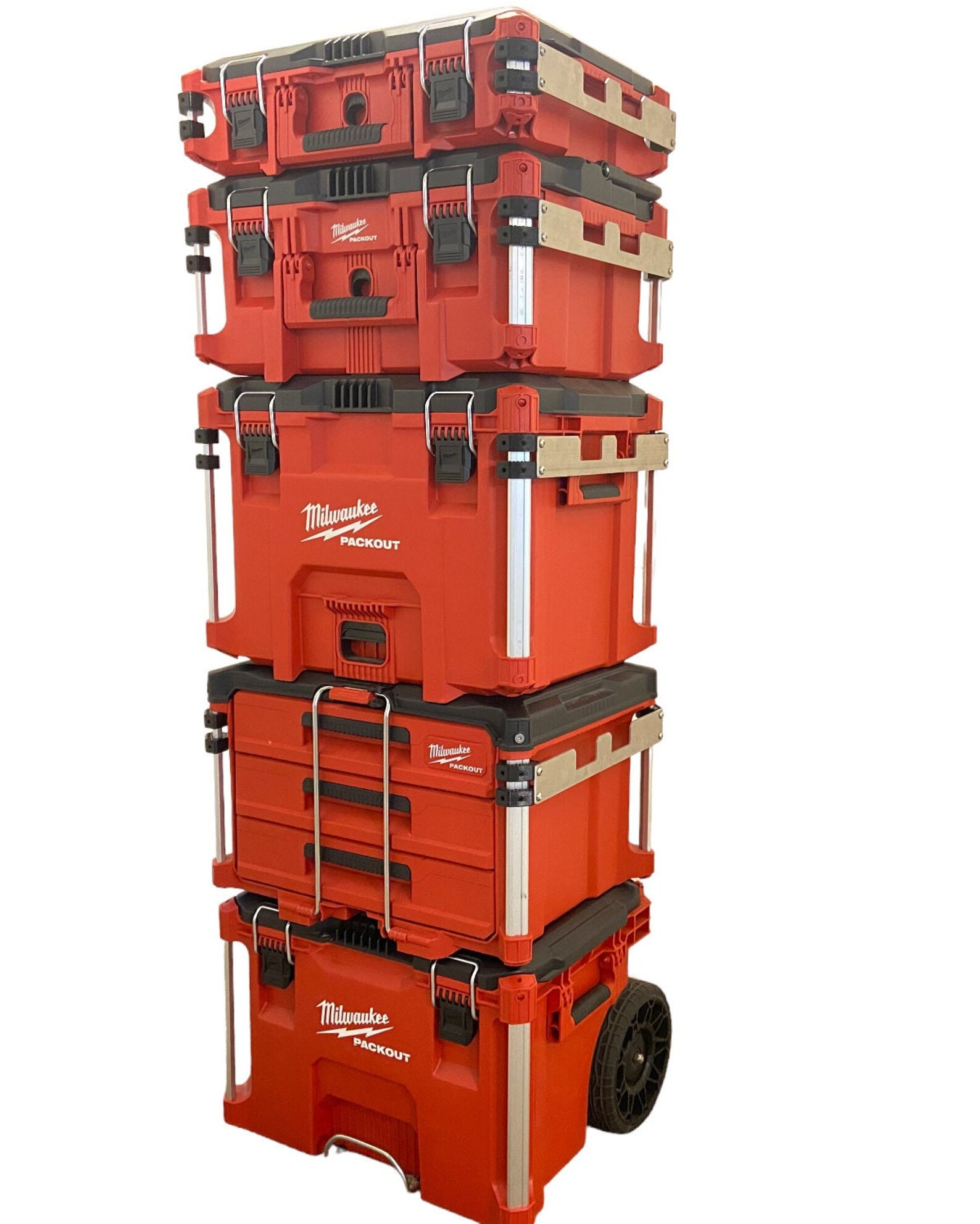 Milwaukee Packout, Compact, Half Stack Narrow With Rail Caps. - Etsy