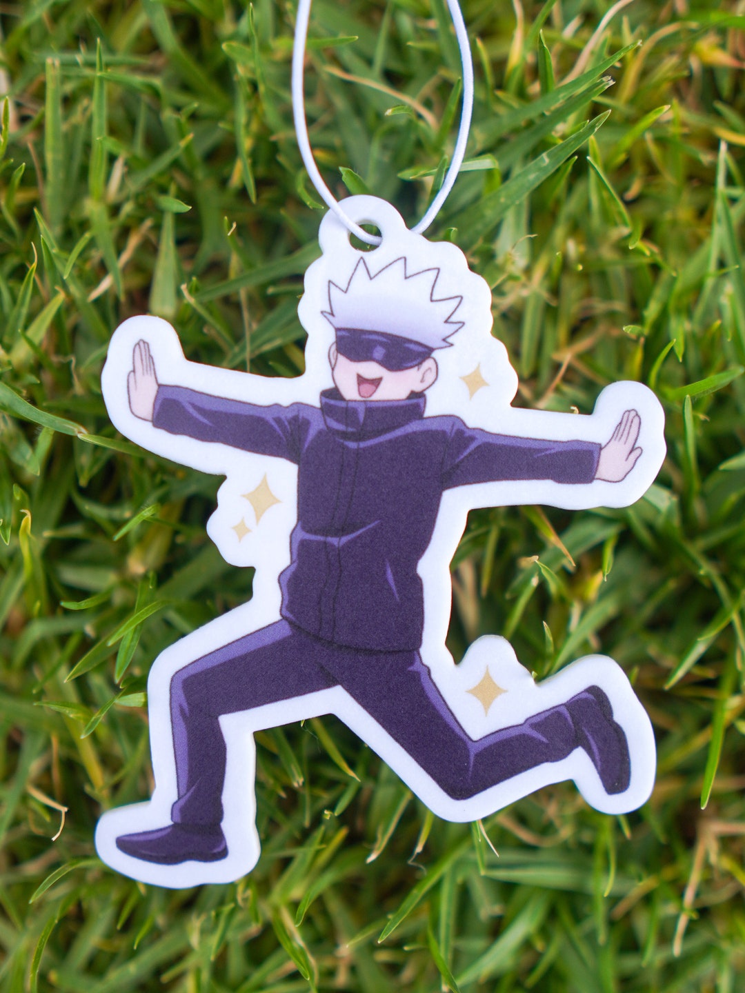 Jujutsu Kaisen Sparkly Gojo Anime Car Air Freshener - Etsy