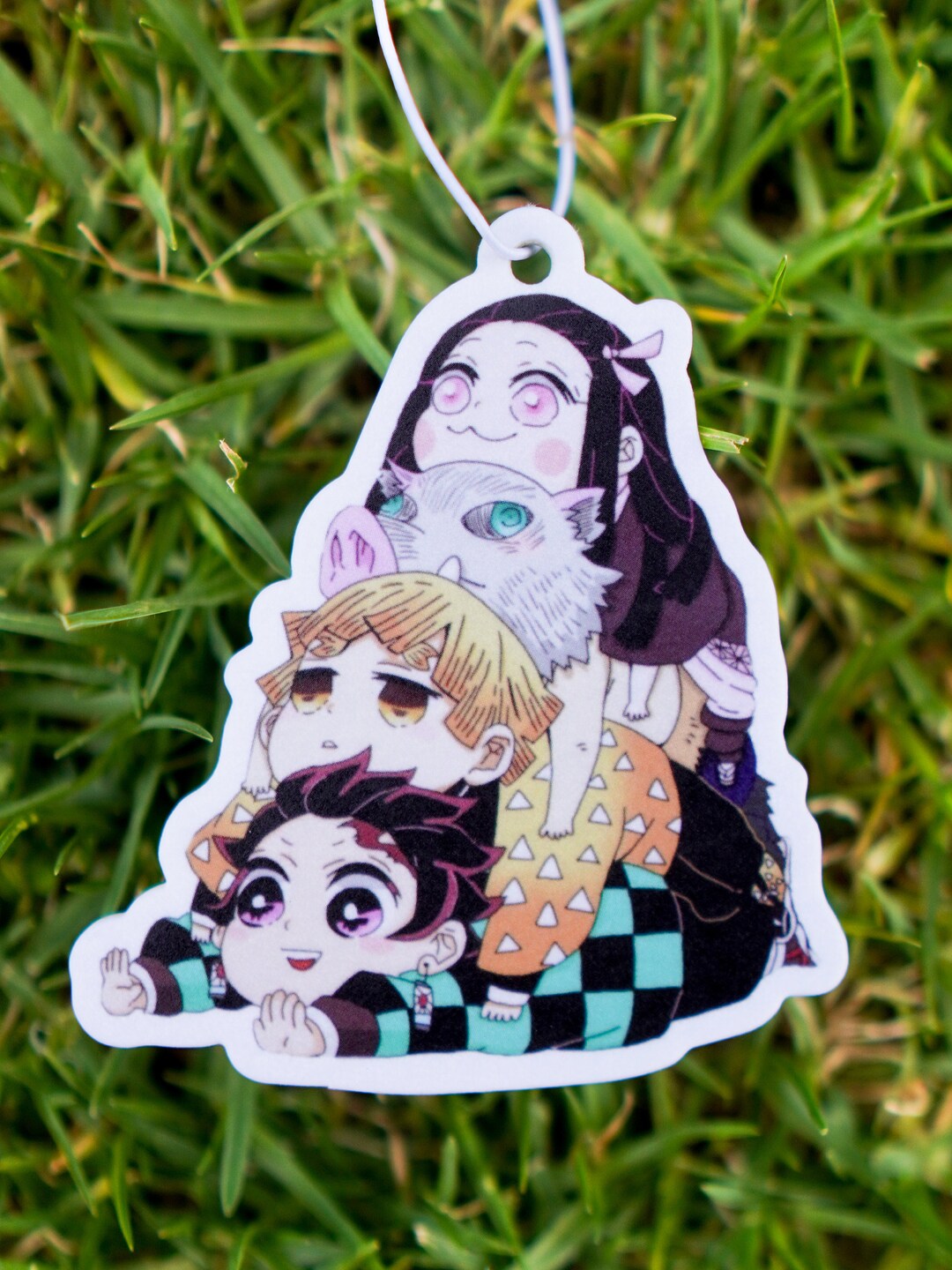 Cute Demon Slayer Squad Anime Car Air Freshener - Etsy