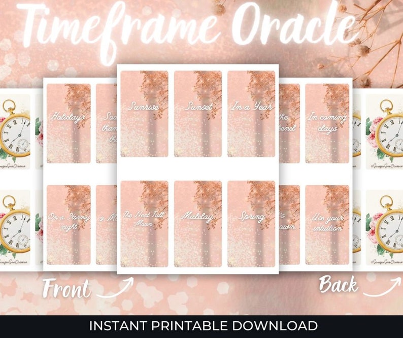 Printable Oracle BUNDLE, 5 Oracle Decks, PDF, Print at Home, Digital ...