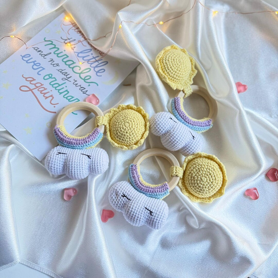 Baby Rattle, Rattle Toys for Baby, Baby Shower Gift, Toddler Toys, Soft ...