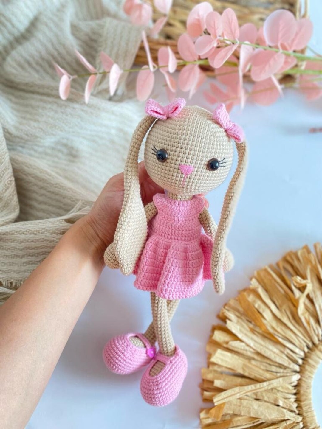 Doll, Little Bunny Toy, Handmade Toys for Babies and Kids, Gift for ...
