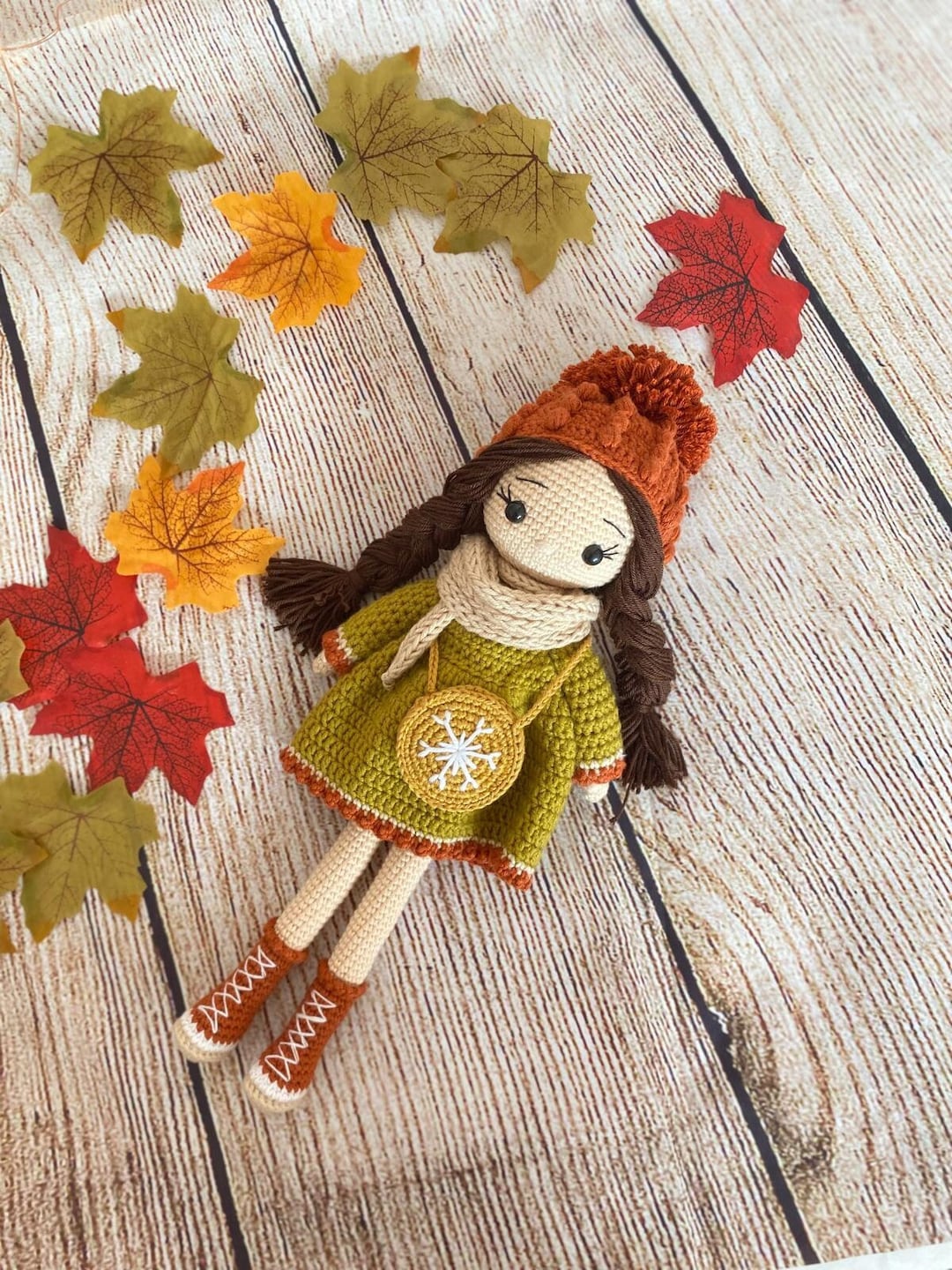 Adorable Crochet Doll, Hand-knitted Doll, Handmade Toys for Kids, Gift ...
