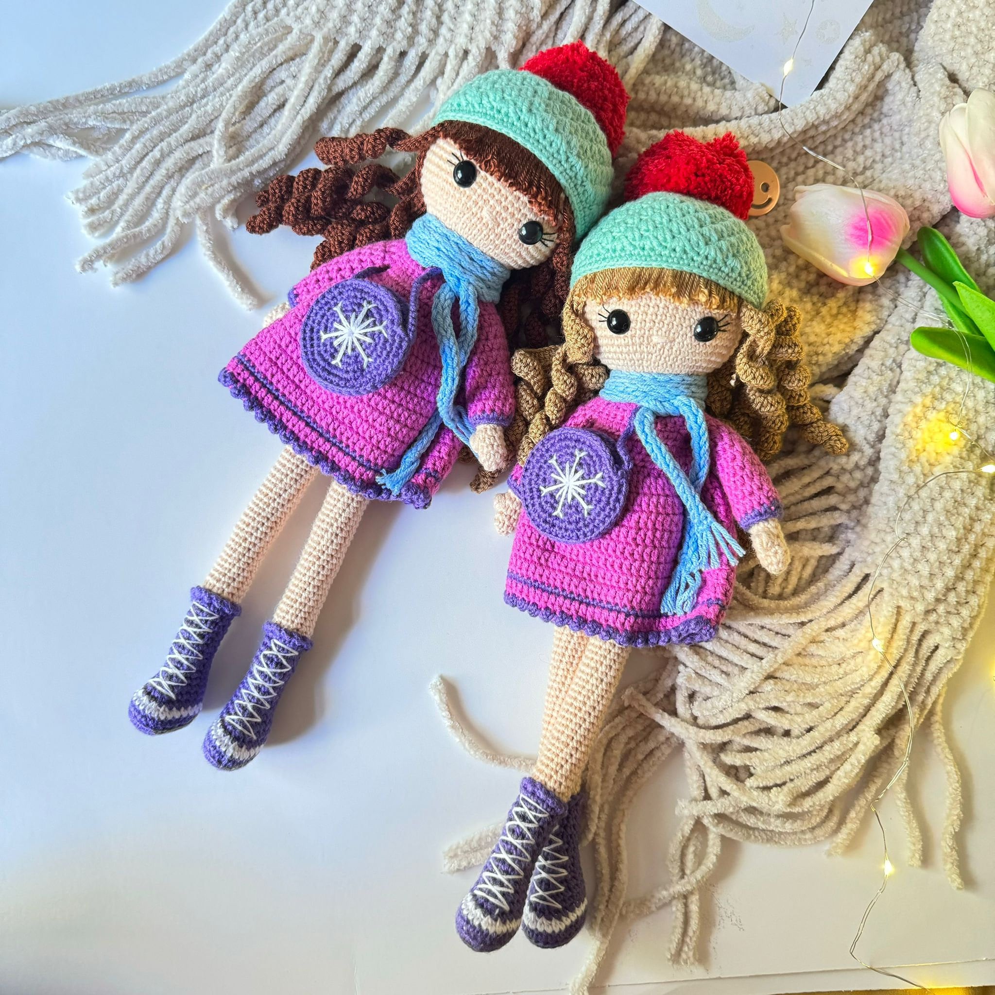 Adorable Crochet Doll, Hand-knitted Doll, Handmade Toys for Kids, Gift ...