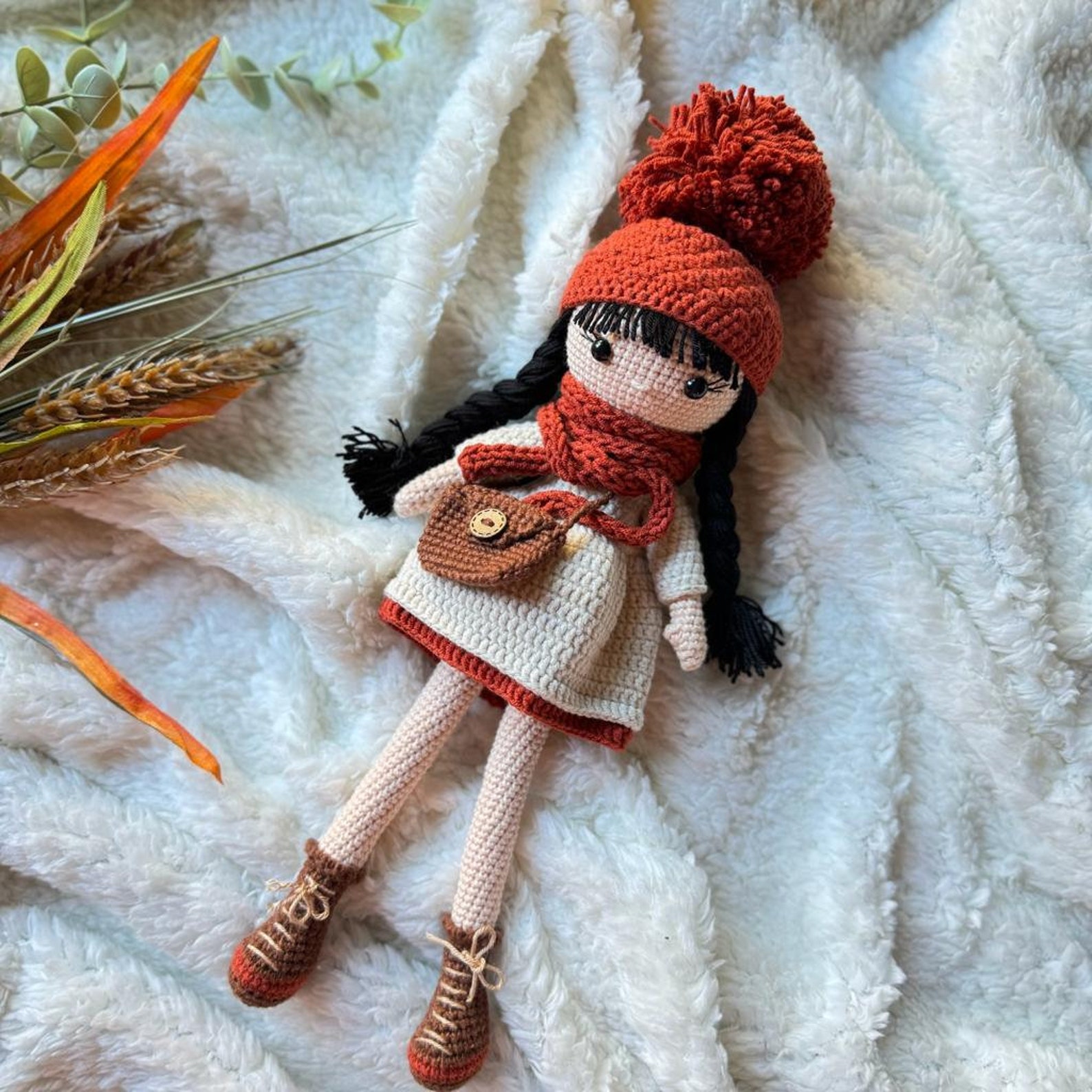 Adorable Crochet Doll, Hand-knitted Doll, Handmade Toys for Kids, Gift ...