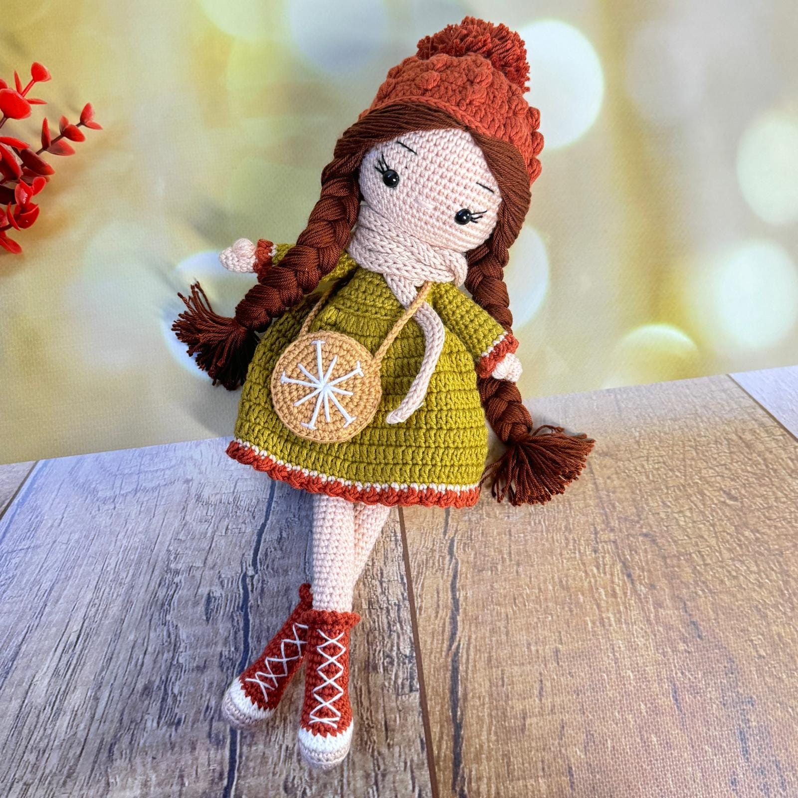 Adorable Crochet Doll, Hand-knitted Doll, Handmade Toys for Kids, Gift ...