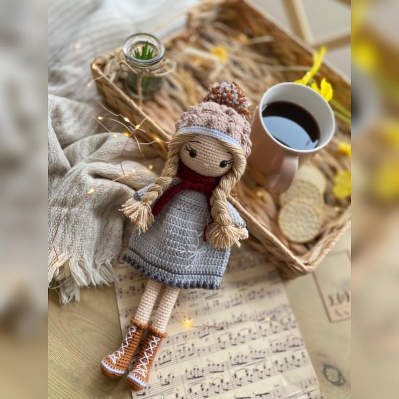 Adorable Crochet Doll, Hand-knitted Doll, Handmade Toys for Kids, Gift ...