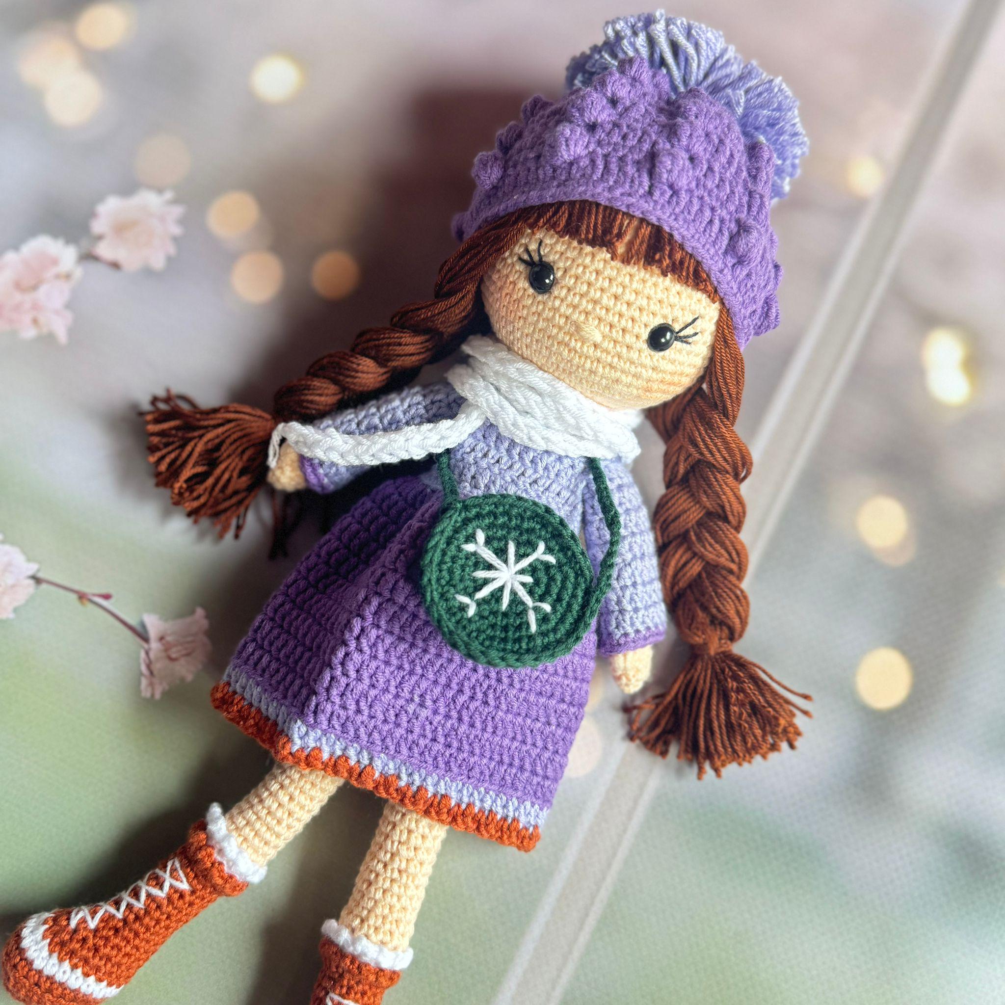 Adorable Crochet Doll, Hand-knitted Doll, Handmade Toys for Kids, Gift ...