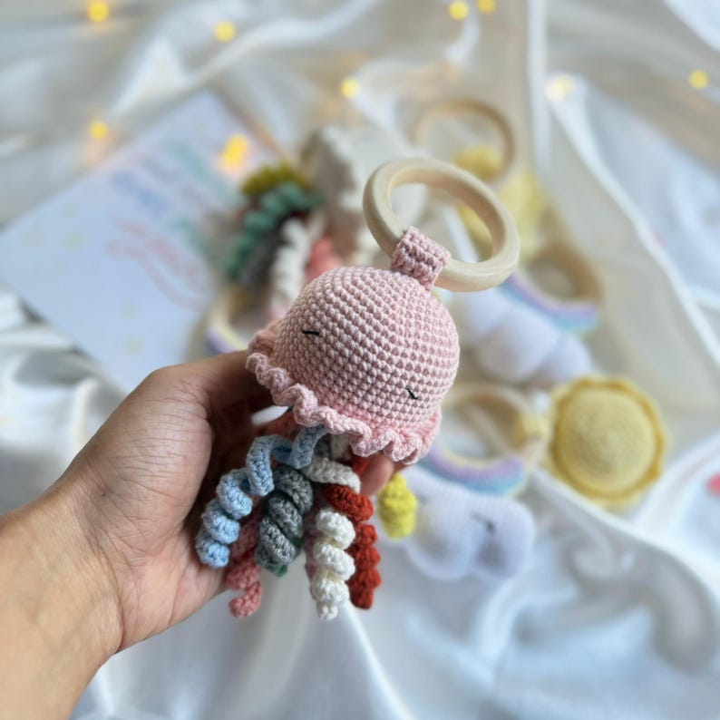 Baby Rattle, Rattle Toys for Baby, Baby Shower Gift, Toddler Toys, Soft ...