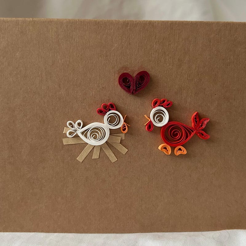 Quilling Chicken - Etsy