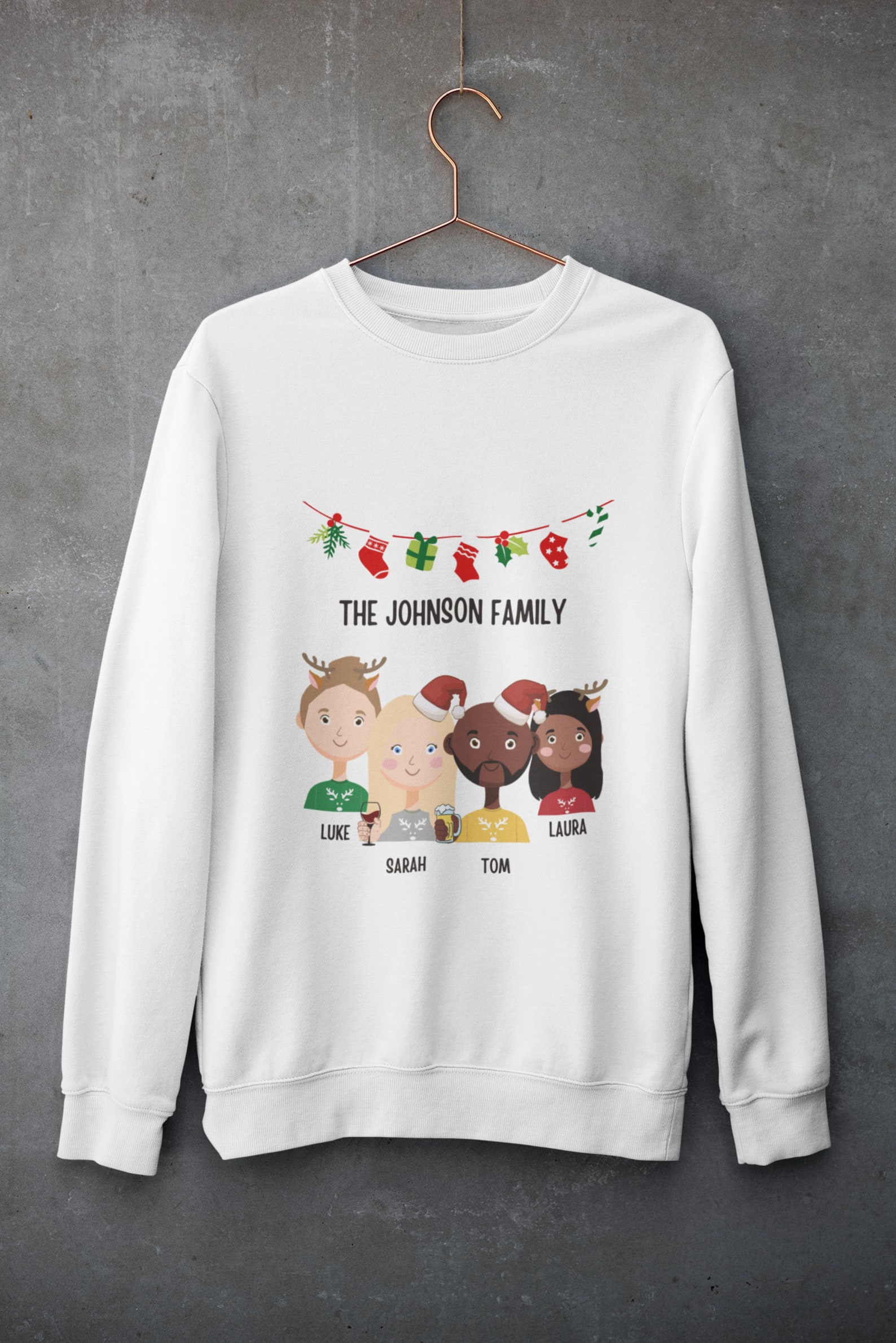 Personalized Christmas Sweaters - Etsy