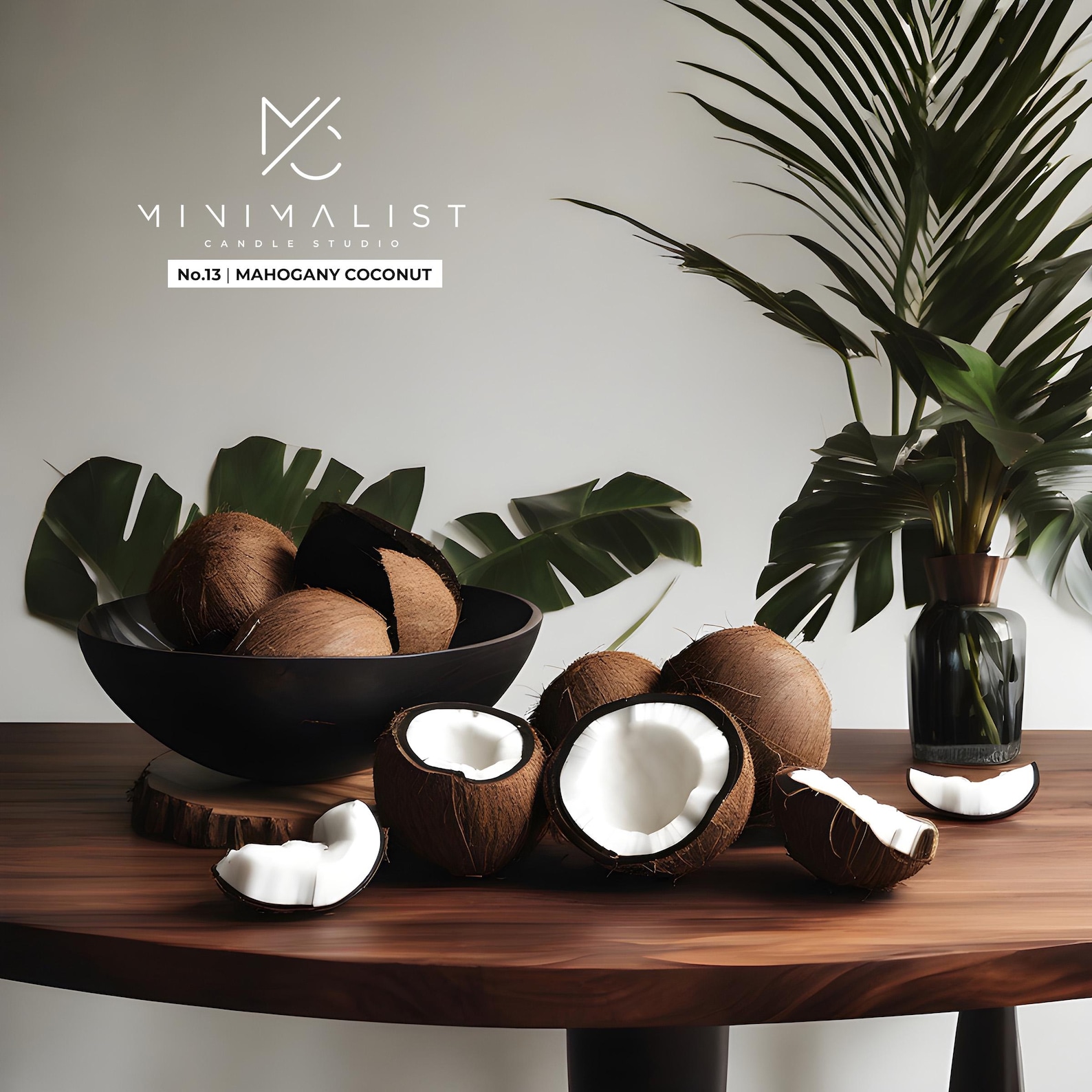 Classic Minimalist Candle | Classic Coconut Soy Wax Candle, Cotton Wick ...