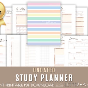 Printable Planner Printable Student Planner 2024-2025 - Etsy