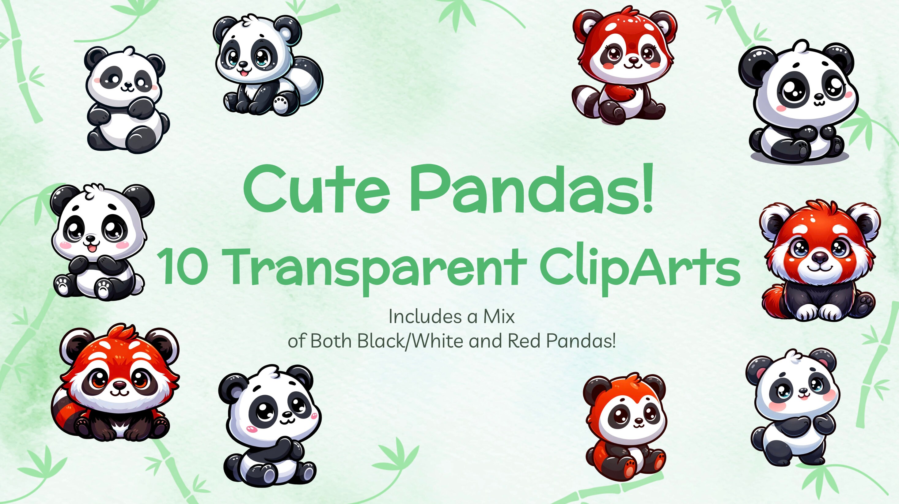 10 Premium Cute Panda Clipart Images | Must-have for Creative Designs ...