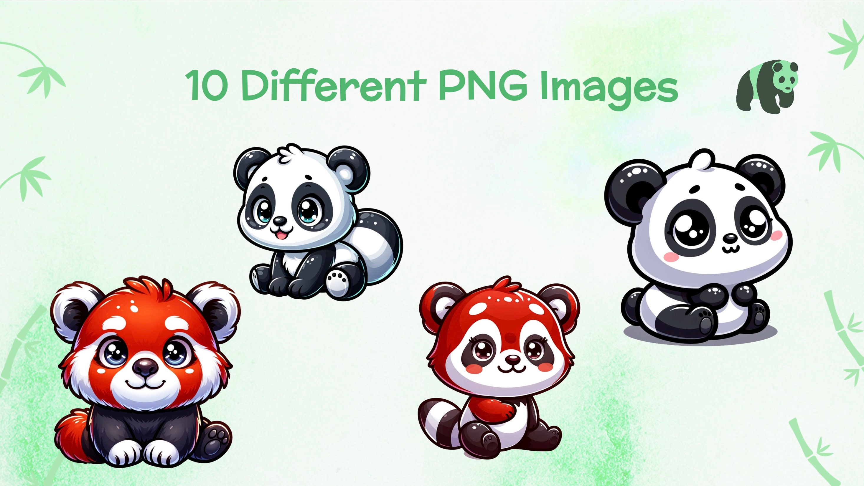10 Premium Cute Panda Clipart Images Must-have for Creative Designs ...