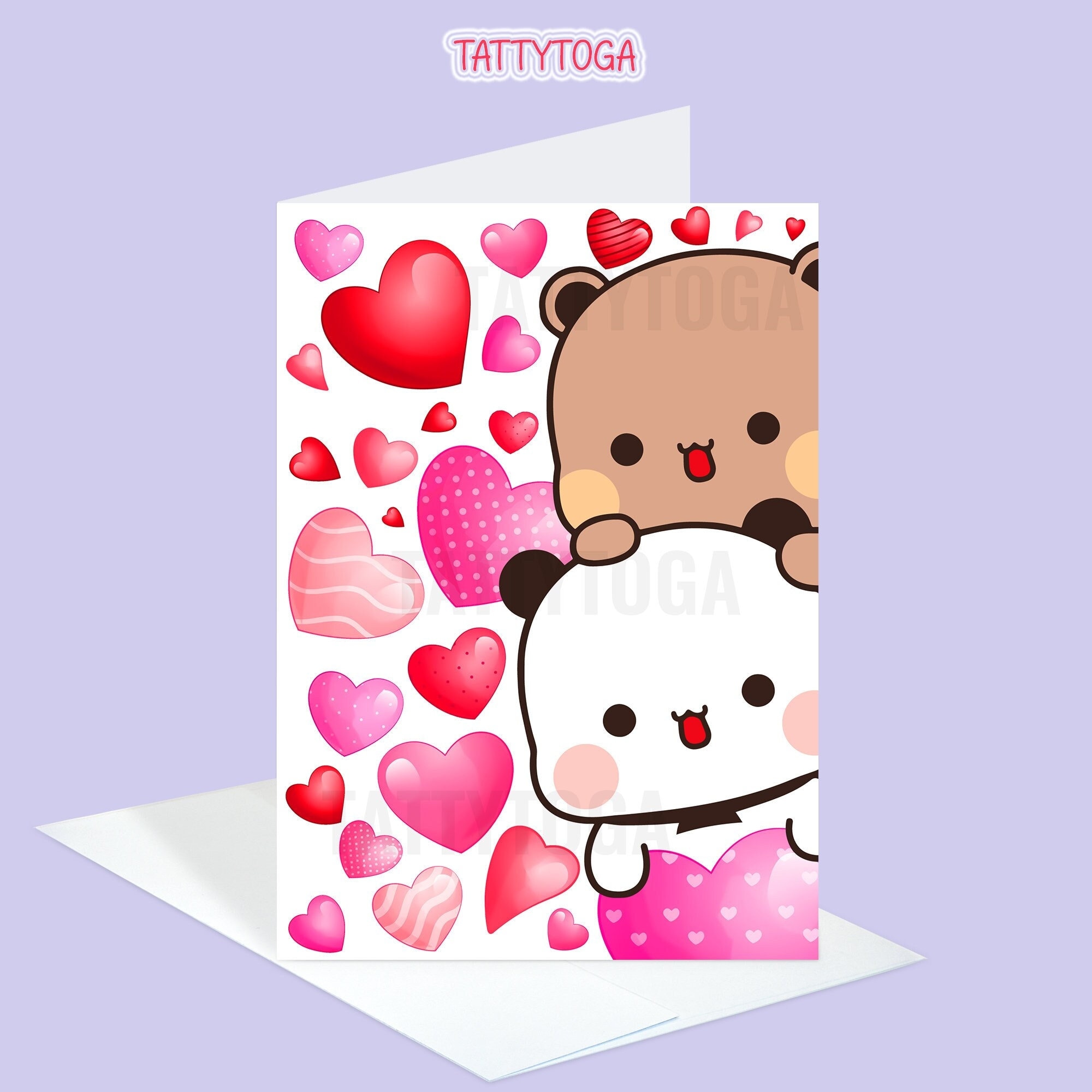 Bubu and Dudu Greeting Cards, Kawaii Card, Panda Yier Cards, Birthday Cards, Romantic Cards ...