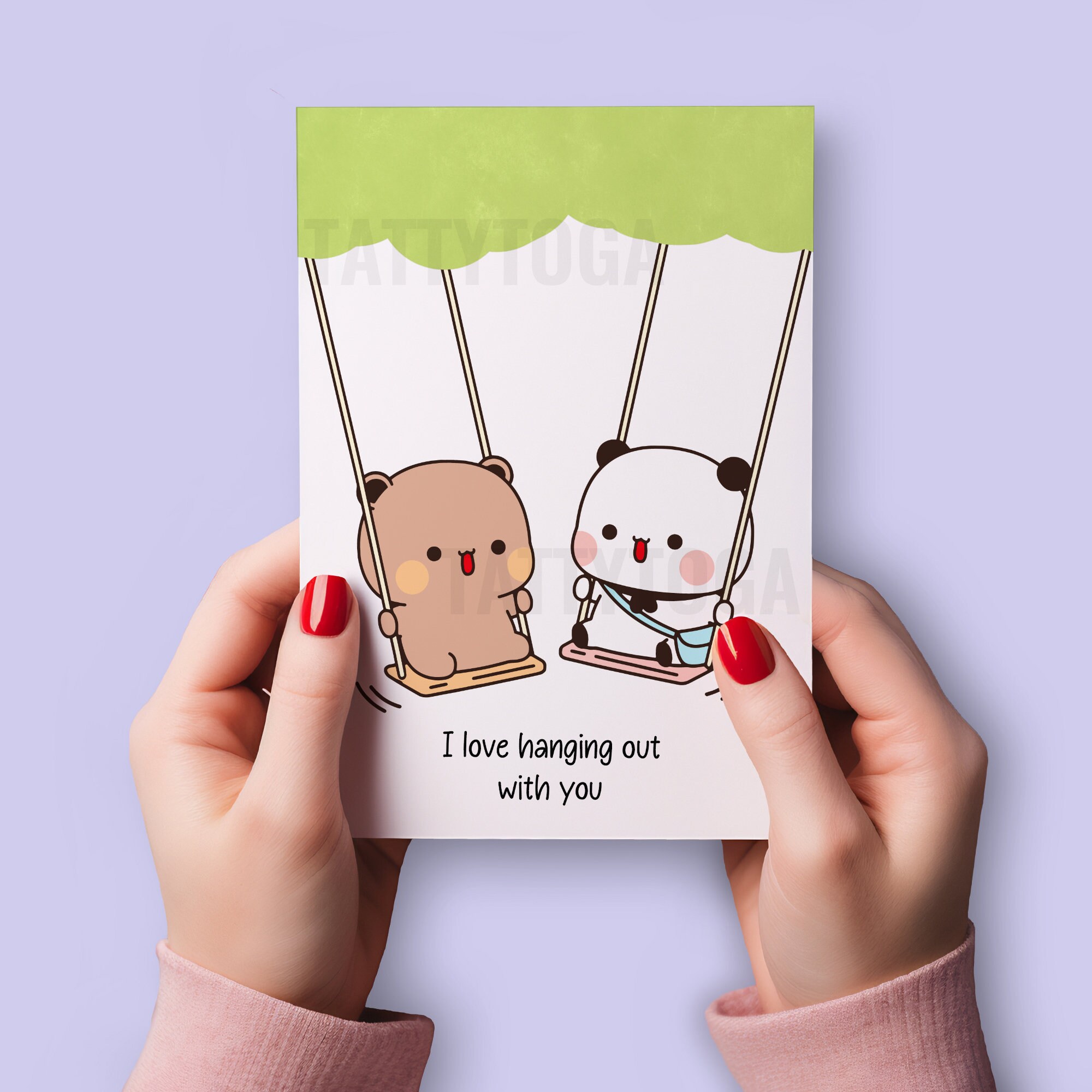 Bubu and Dudu Greeting Cards, Panda Yier Cards, Birthday Cards, Romantic Cards, Friends Cards ...
