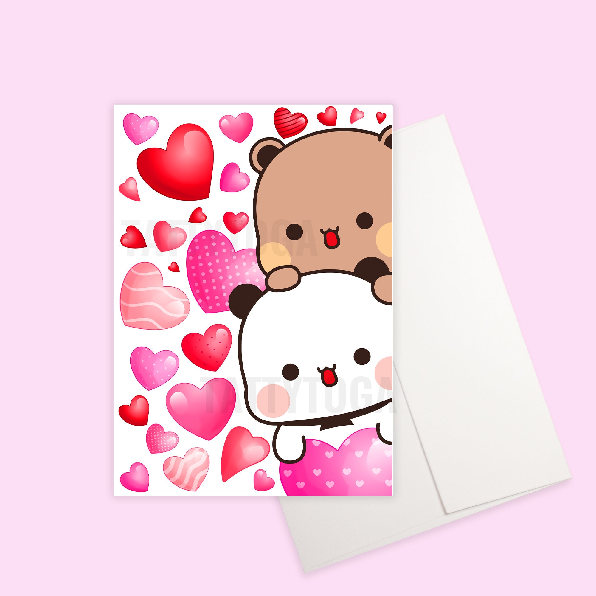 Bubu and Dudu Greeting Cards, Kawaii Card, Panda Yier Cards, Birthday ...