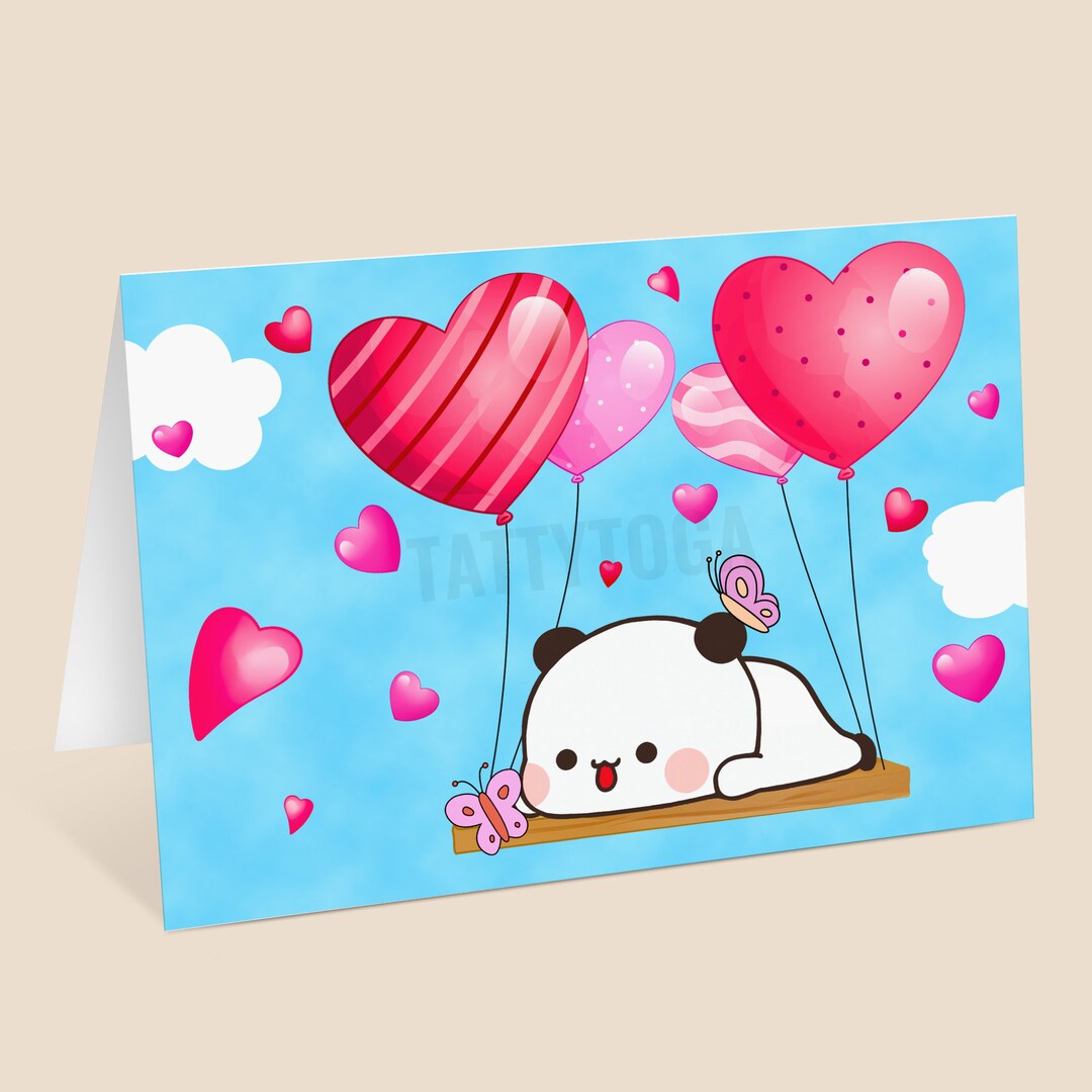 Bubu and Dudu Greeting Cards, Folded Birthday Card, Friendship Cards ...